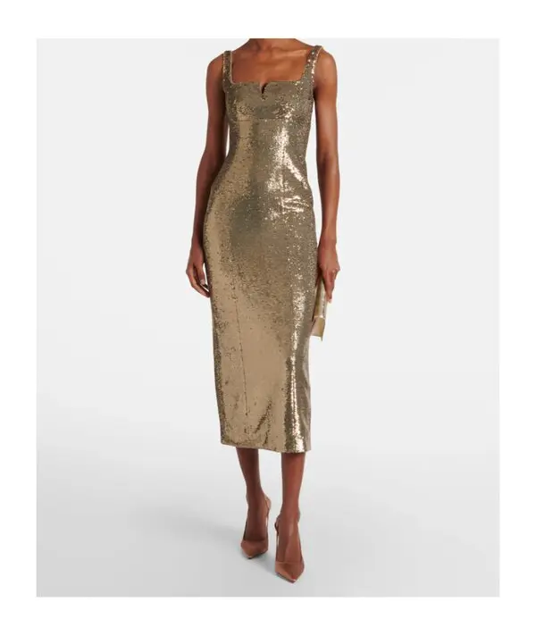 Roland Mouret Sequined Midi Dress