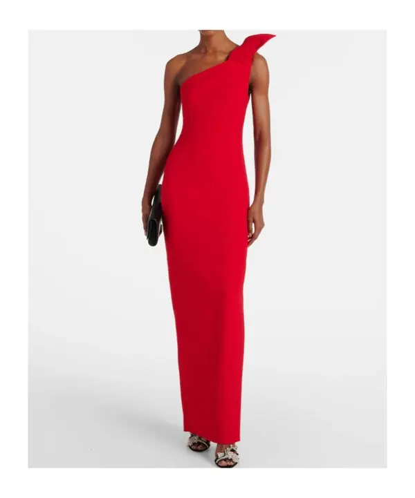 Roland Mouret One-shoulder Crêpe Gown