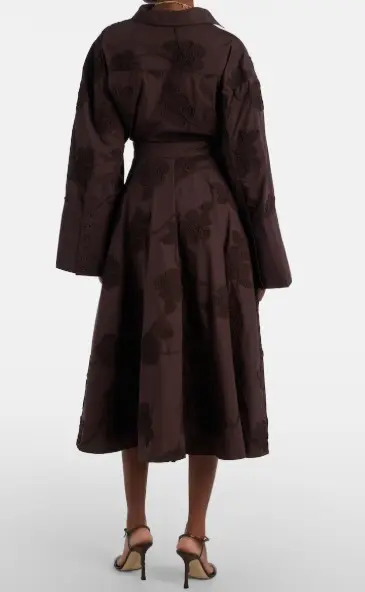 ROTATE BY BIRGER CHRISTENSEN Berty Embroidered Long Dress