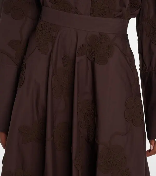 ROTATE BY BIRGER CHRISTENSEN Berty Embroidered Long Dress