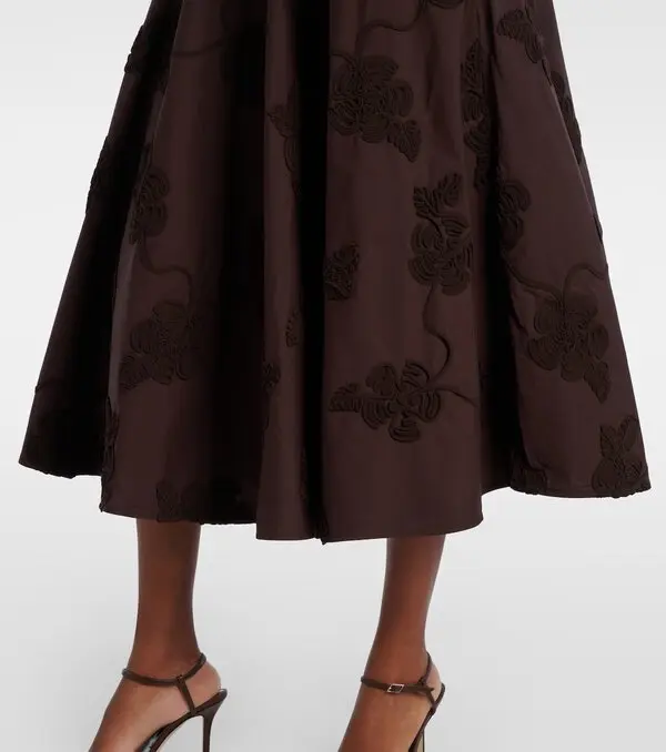 ROTATE BY BIRGER CHRISTENSEN Berty Embroidered Long Dress