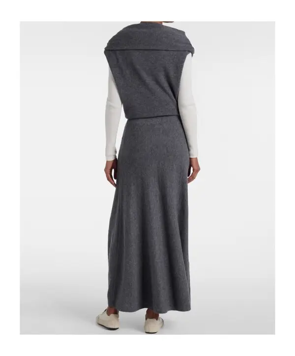 LISA YANG Torie Knitted Cashmere Maxi Skirt