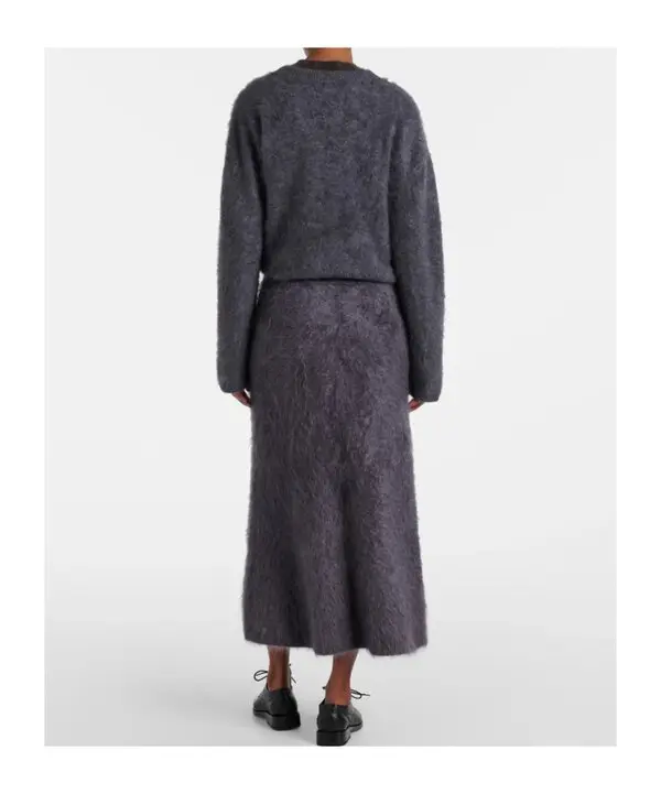 LISA YANG Asta Cashmere Midi Skirt