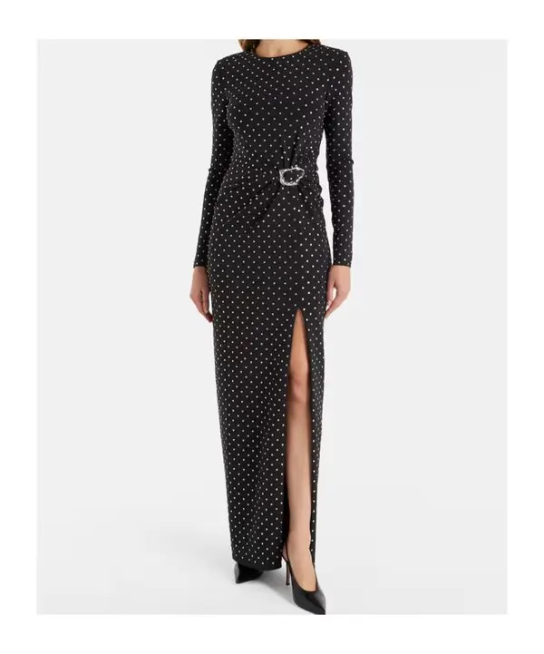 Roland Mouret Embellished Gathered Jersey Gown