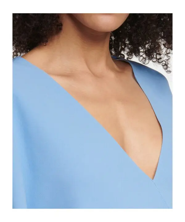 Roland Mouret V-neck Ruffle Dress