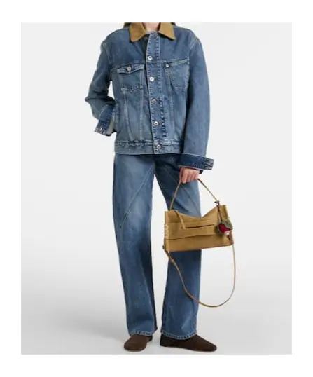 J.W.ANDERSON Corduroy-trimmed Denim Jacket