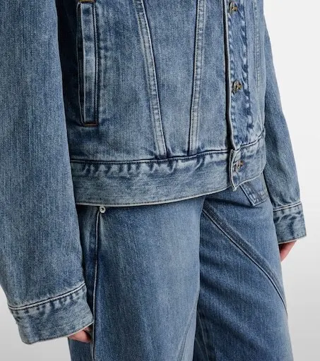 J.W.ANDERSON Corduroy-trimmed Denim Jacket