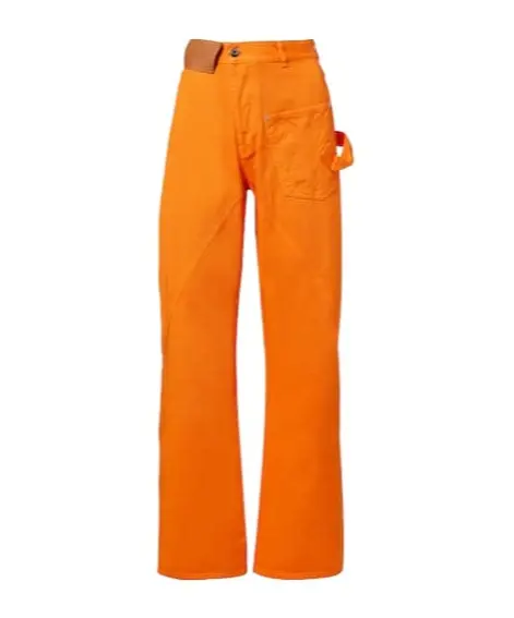 J.W.ANDERSON Embroidered High-rise Straight Jeans