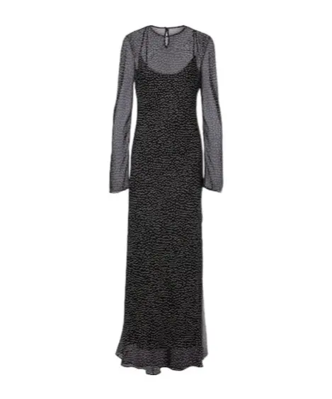 SIR. Polka-dot Silk Maxi Dress
