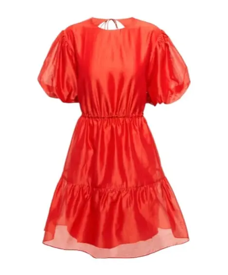 SIR. Lucelia Cotton And Silk Minidress
