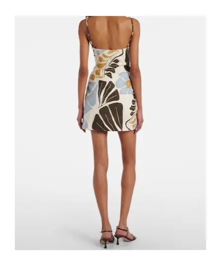 SIR. Lola Floral Linen Minidress