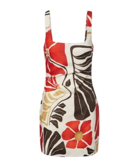 SIR. Julietta Floral Linen Minidress