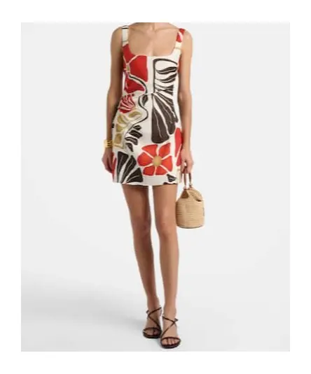 SIR. Julietta Floral Linen Minidress