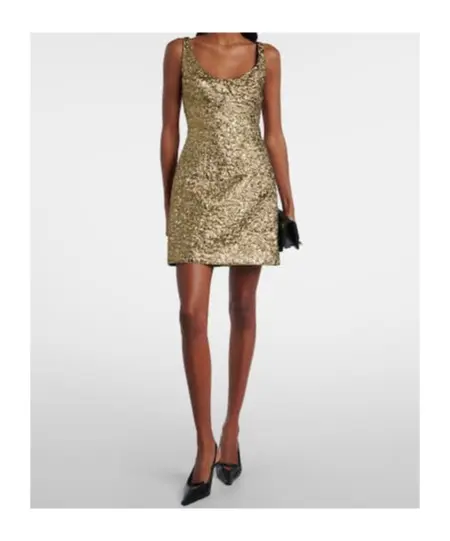EMILIA WICKSTEAD Einna Floral Jacquard Minidress