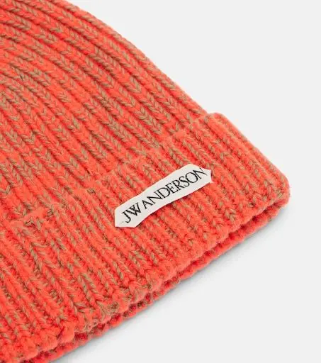 J.W.ANDERSON Ribbed-knit Wool And Cotton Beanie