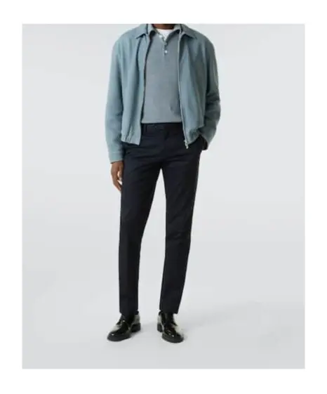 LARDINI Mid-rise Cotton Slim Pants