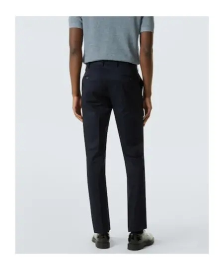 LARDINI Mid-rise Cotton Slim Pants