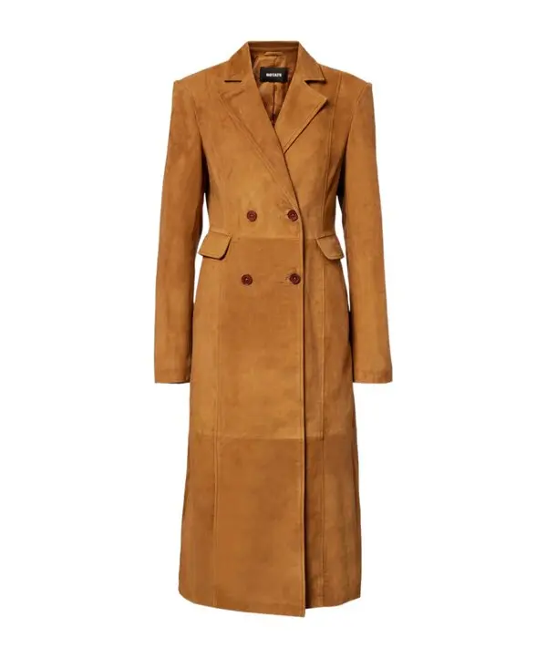 ROTATE BY BIRGER CHRISTENSEN Double-breasted Coat - Brown