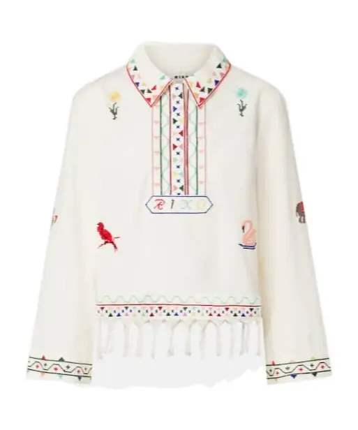 Rixo Embroidered Shirt