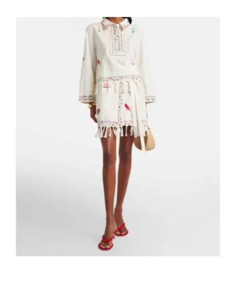 Rixo Embroidered Shirt