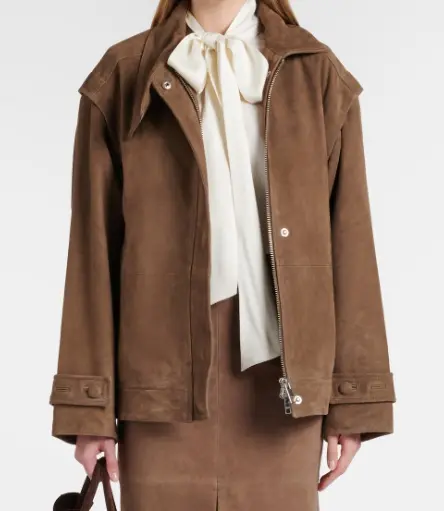 ROTATE BY BIRGER CHRISTENSEN Kamala Suede Jacket