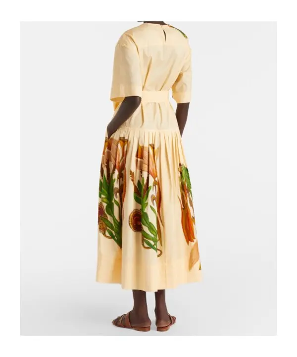 Ulla Johnson Aniline Printed Cotton Midi Dress