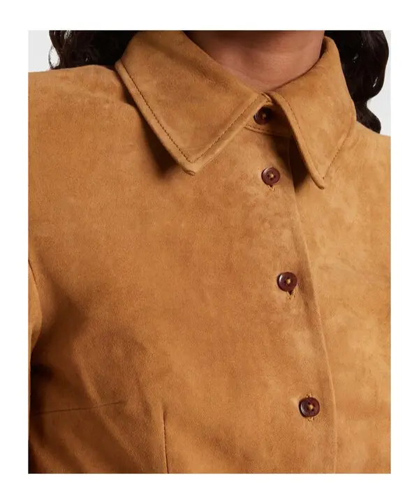 ROTATE BY BIRGER CHRISTENSEN Pointed Collar Long-sleeved Shirt