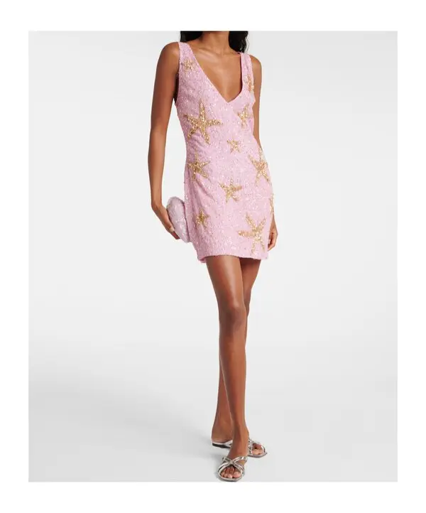 Rixo Sequin Mini Dress