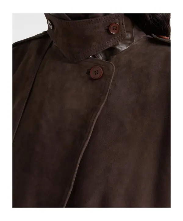 ROTATE BY BIRGER CHRISTENSEN Leather Jacket With Detachable Belt