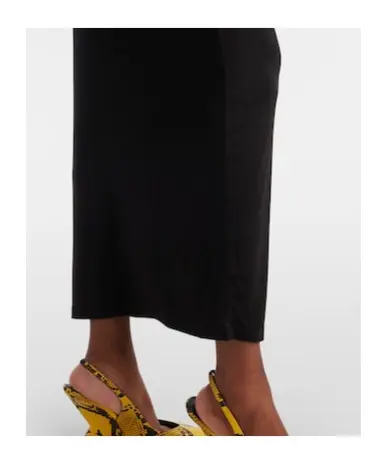 Attico Jersey Midi Skirt