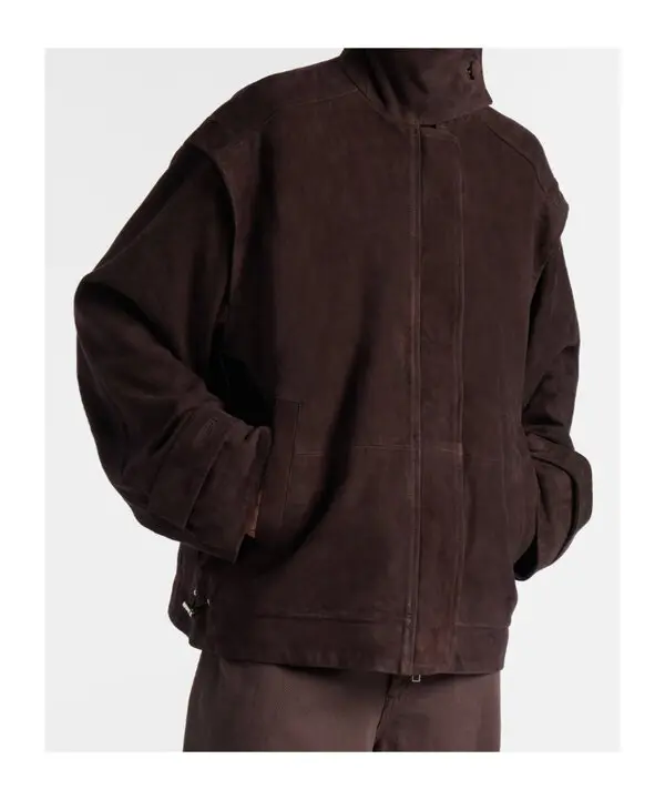 ROTATE BY BIRGER CHRISTENSEN Kamala Oversized Suede Jacket