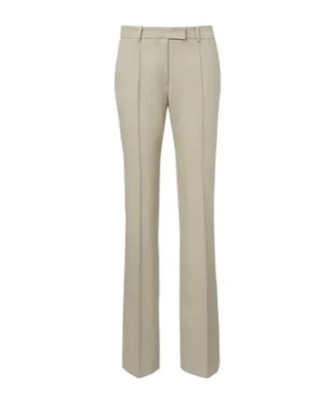 Attico Low-rise Wool Straight Pants