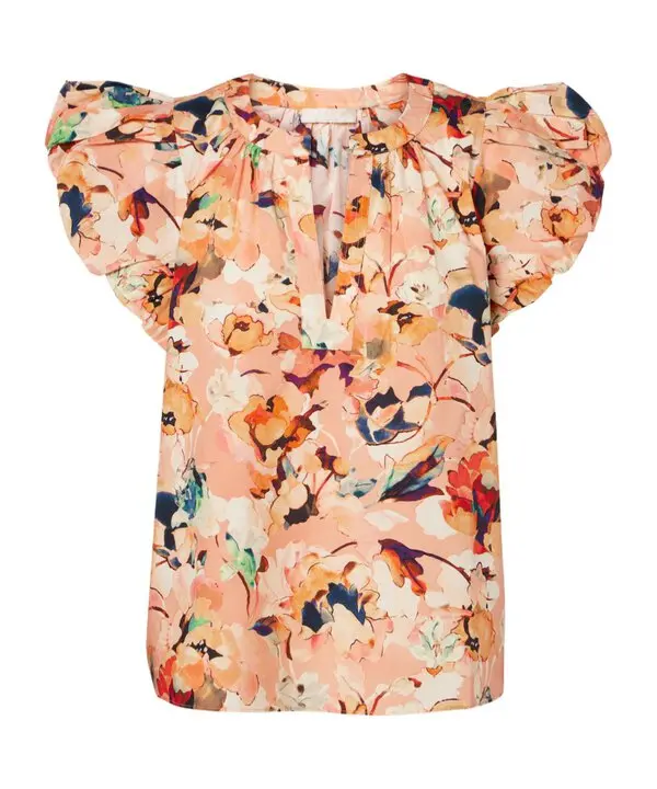 Ulla Johnson Floral Cotton Top