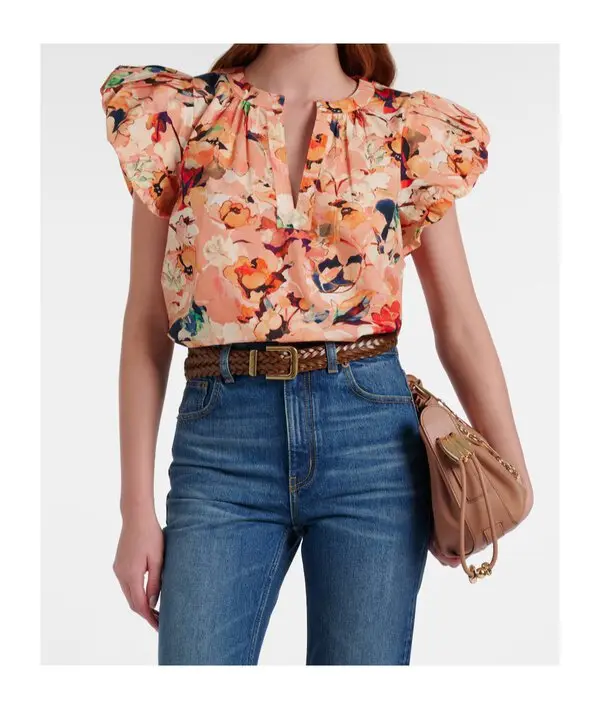 Ulla Johnson Floral Cotton Top