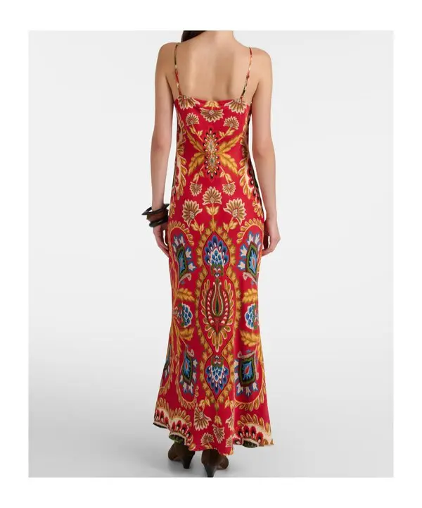 Farm Rio Folk Tapestry Maxi Dress