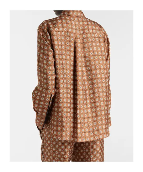 Dorothee Schumacher Printed Silk Twill Shirt