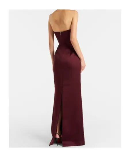 Rebecca Vallance Alora Embellished Corset Gown - Brown