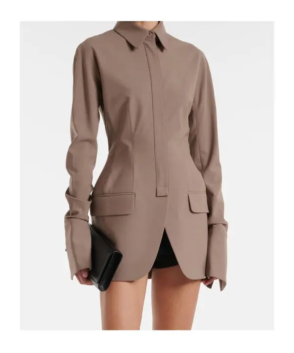 MUGLER Long-sleeved Casual Jacket