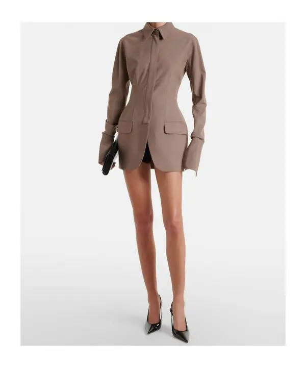 MUGLER Long-sleeved Casual Jacket