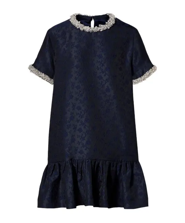 Simkhai Alison Embellished Jacquard Minidress