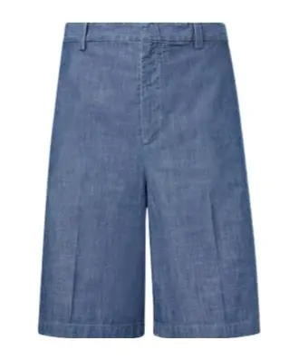 JIL SANDER Denim Bermuda Shorts