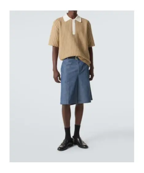 JIL SANDER Denim Bermuda Shorts