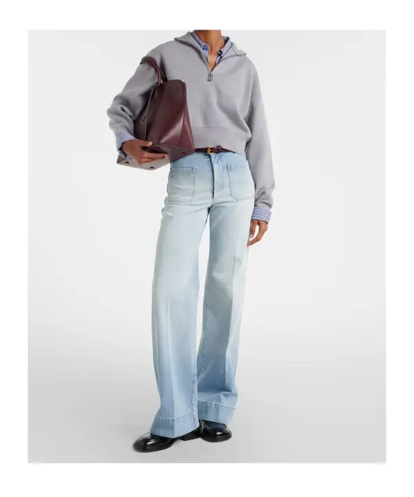 Victoria Beckham Belt Loop Jeans
