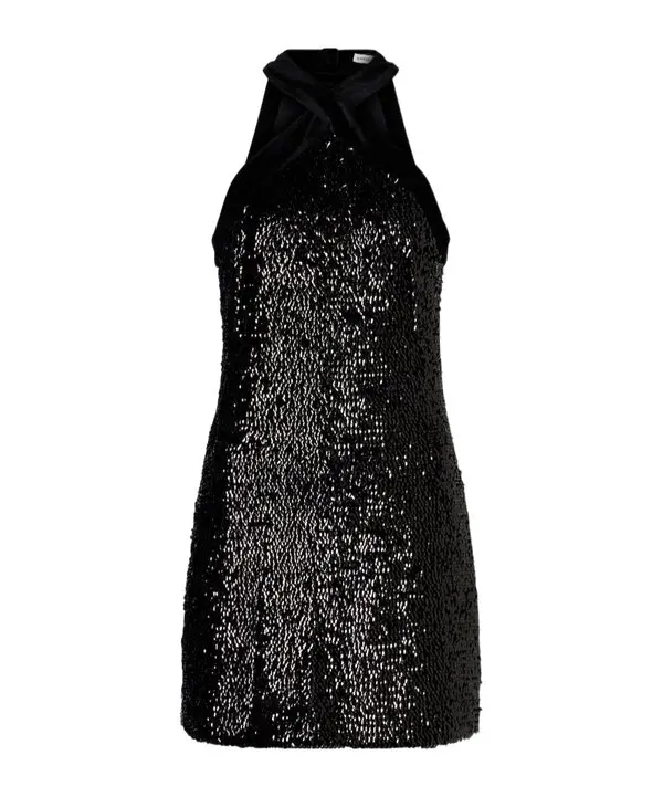 Simkhai Isla Sequined Halterneck Minidress