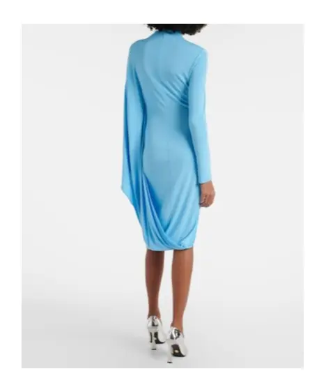 Stella McCartney Draped Jersey Midi Dress