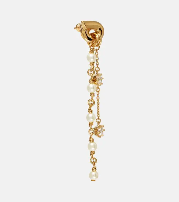 FERRAGAMO Gancini Embellished Drop Earrings