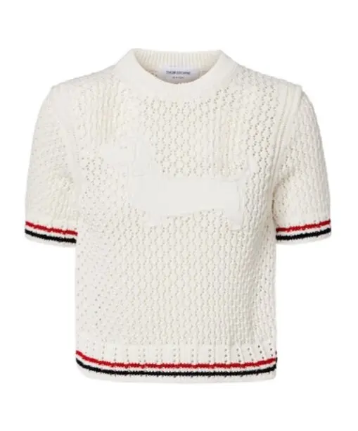 Thom Browne Jacquard Cotton Sweater