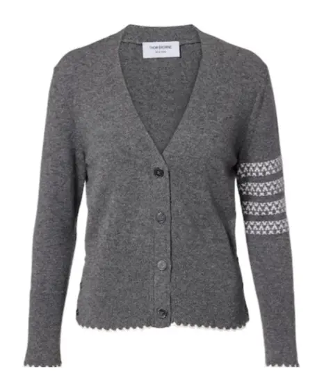 Thom Browne Knitted Cardigan - Black