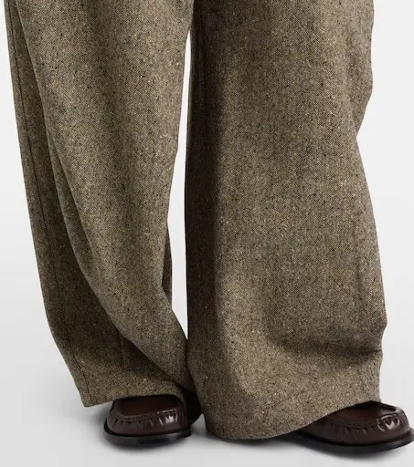 J.W.ANDERSON Asymmetric Wool Wide-leg Pants