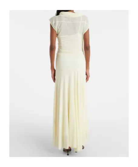 Proenza Schouler Tamara Draped Crêpe Jersey Maxi Dress